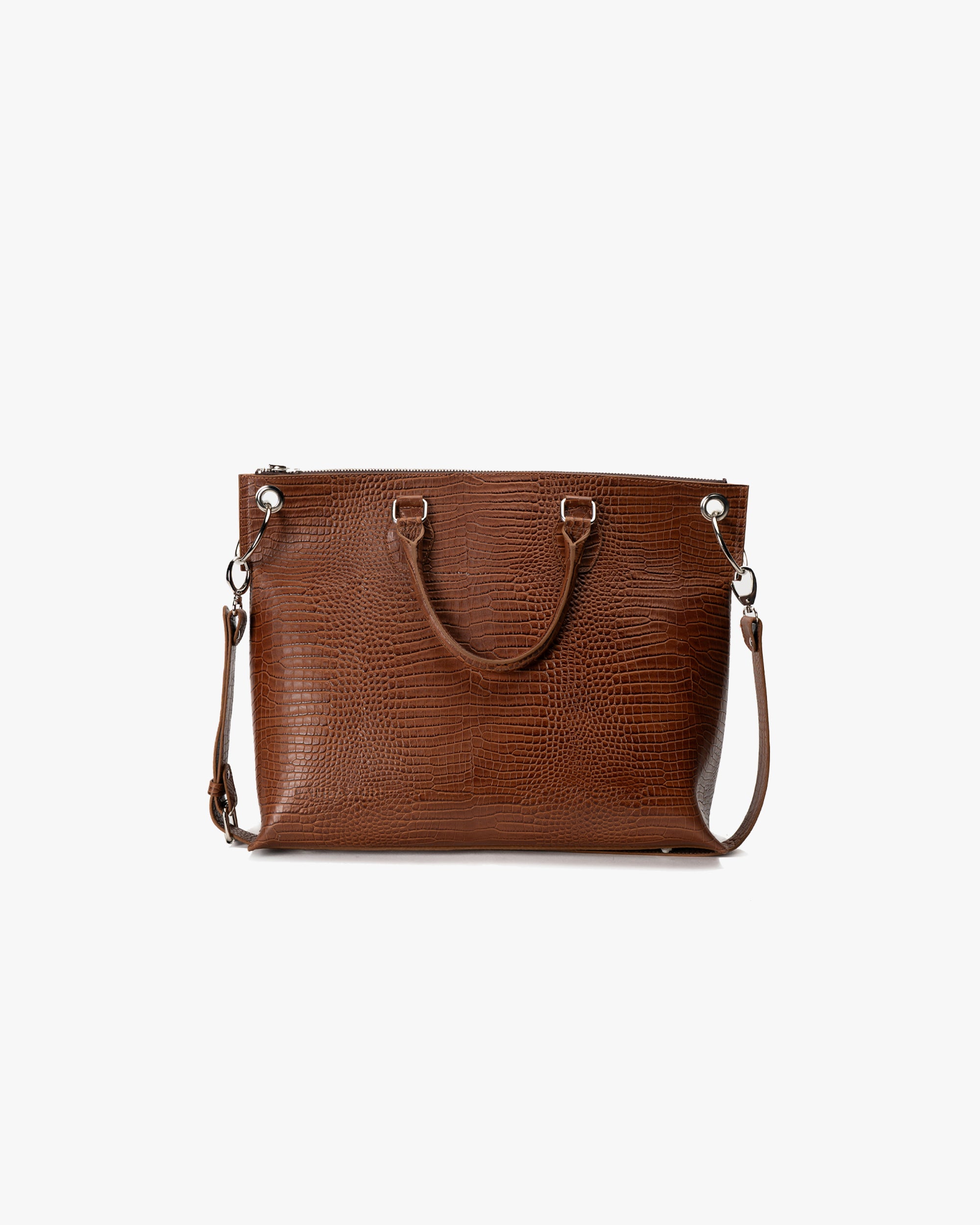Bolso de Diseñador Café Caimán Landazuri – Zameta